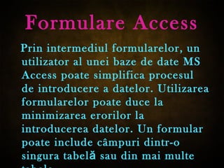 Formulare+access[1] | PPT