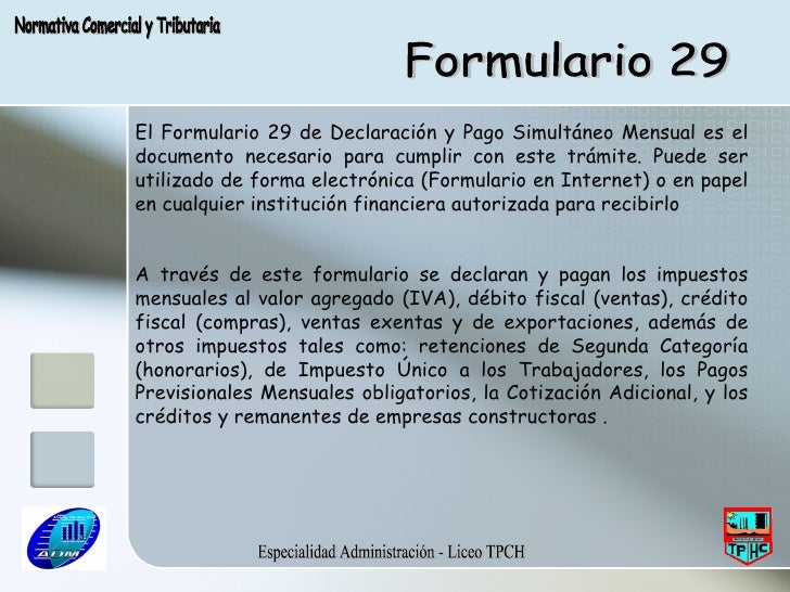Formulario 29