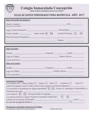 Formulario access 2017 | DOCX