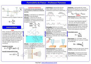 Fórmulas de cinemática profesor pannoso. | PDF