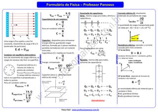 Fórmulas de cinemática profesor pannoso. | PDF