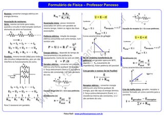 Fórmulas de cinemática profesor pannoso. | PDF