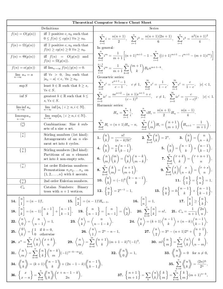 Formulario de matematicas