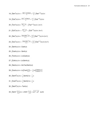 Formulario Mate | PDF