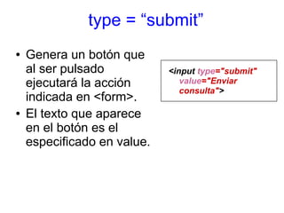 Formularios html | PDF