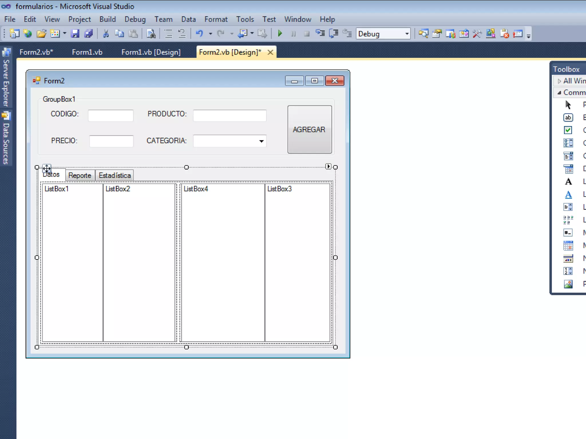 Formularios vb new | PPTX