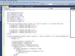 Formularios vb new | PPTX