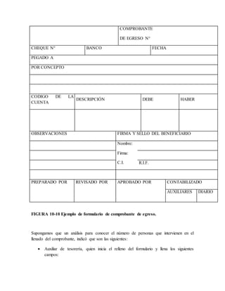 Formularios y registros de contabilidad | DOCX