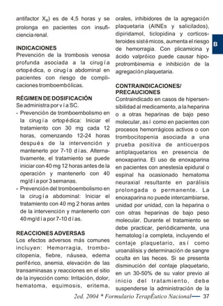Formulario terapeutico nacional | PDF