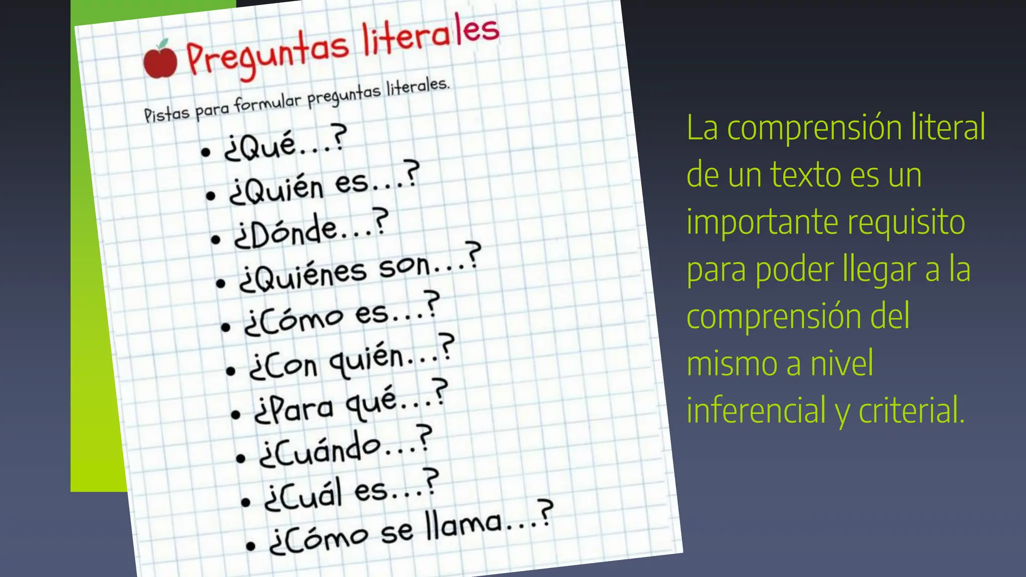 Formular preguntas inferenciales par evaluaciones de comprensión ...