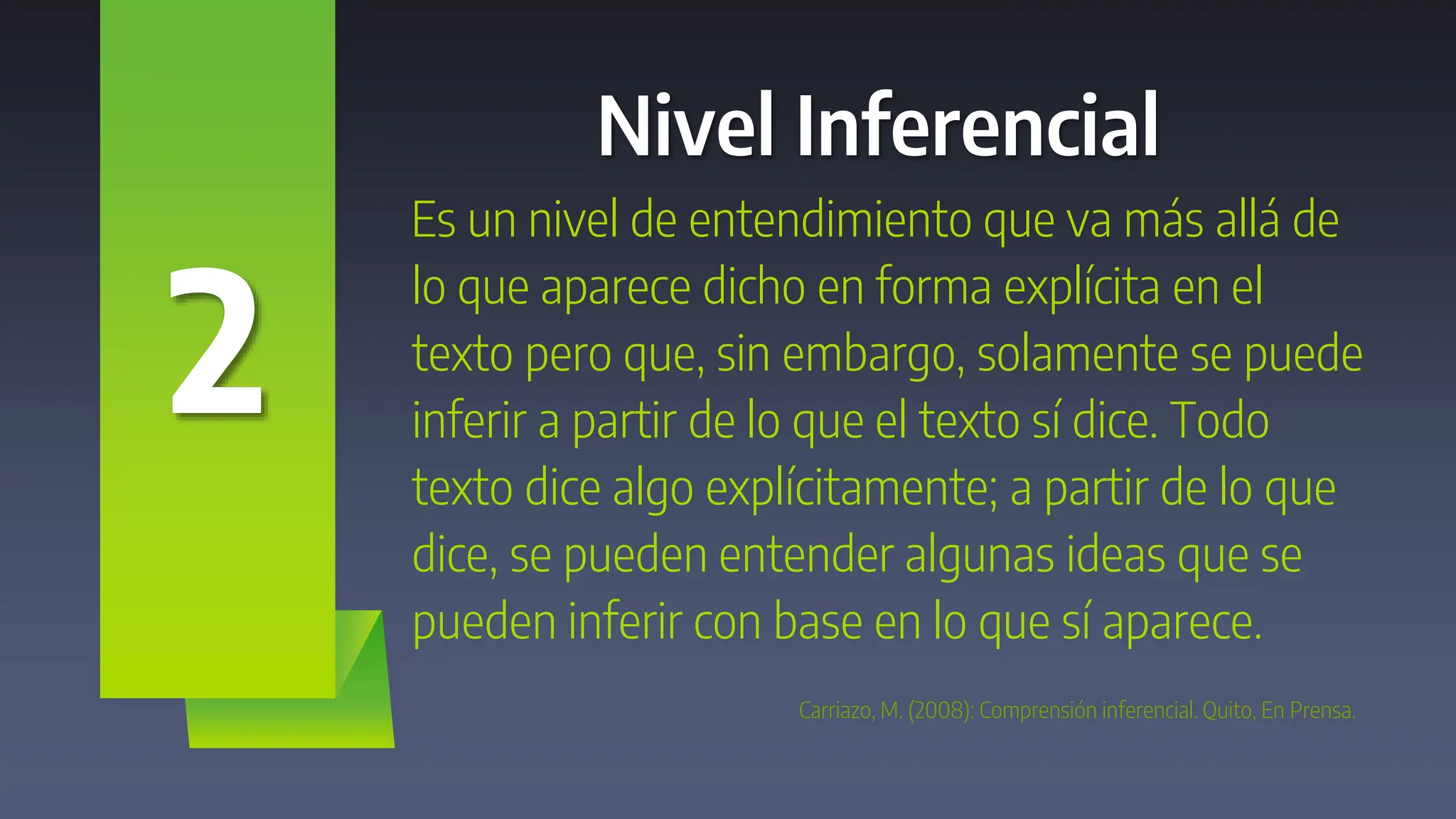 Formular preguntas inferenciales par evaluaciones de comprensión ...