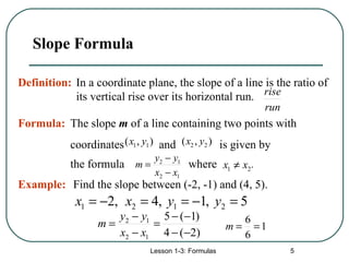 Formulas | PPT