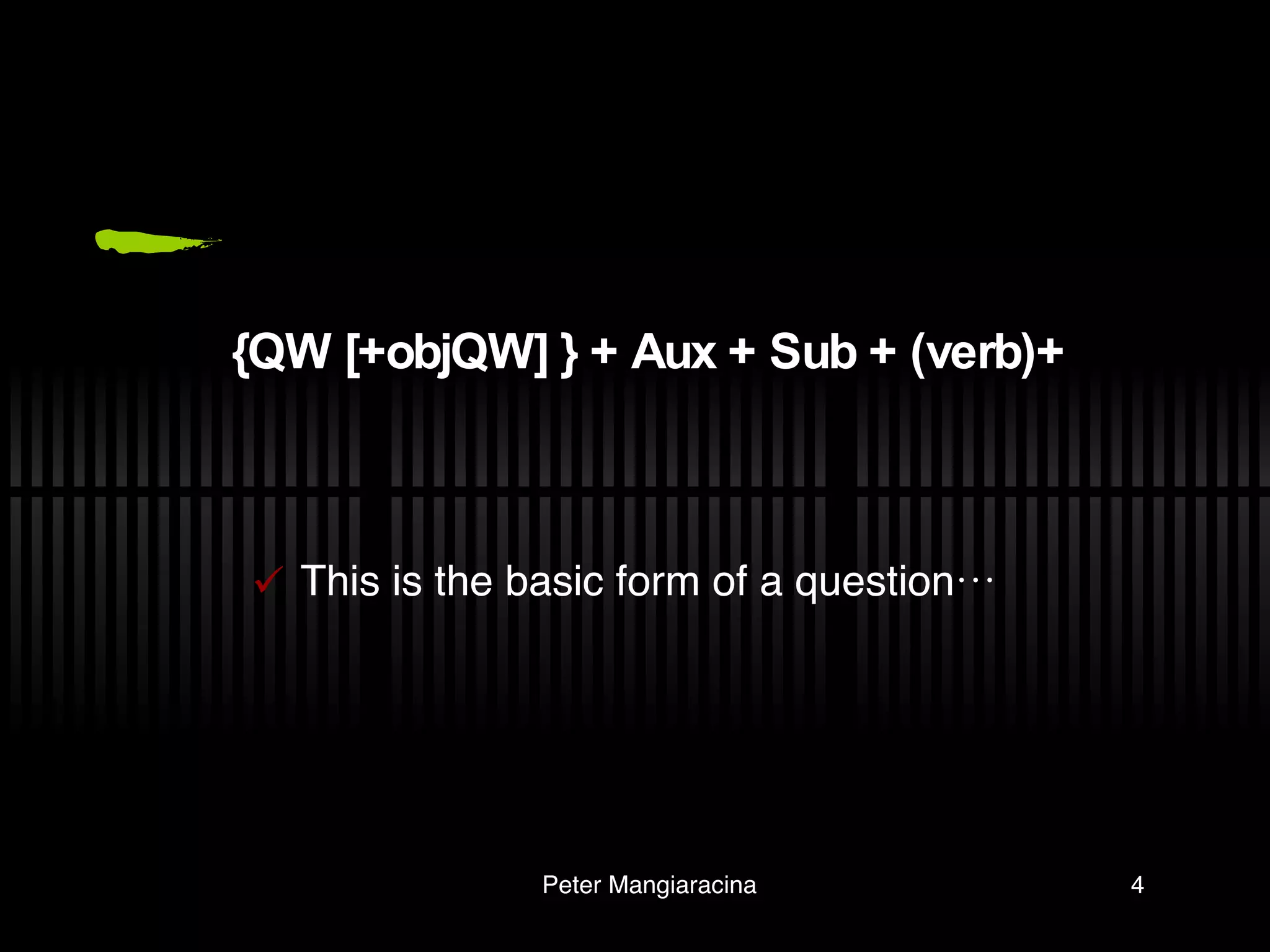 Basic English Structure | PPT