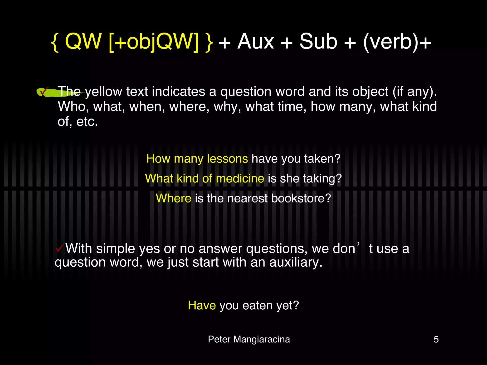 Basic English Structure | PPT