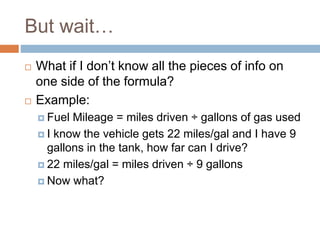 !Math Formulas for Automotive Mechanics! | PPT