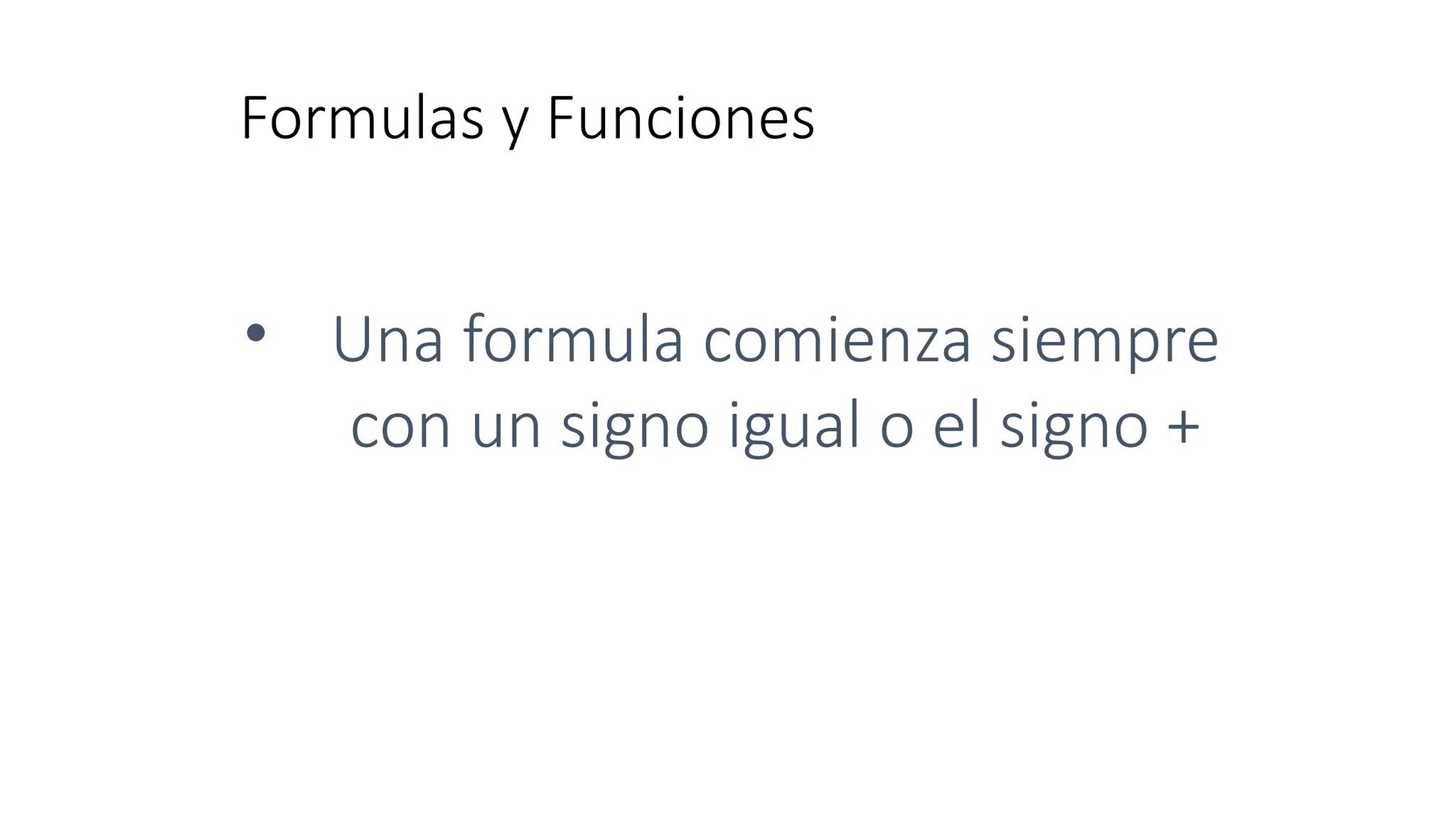 Formulas en Microsoft Excel a nivel básico. | PPTX