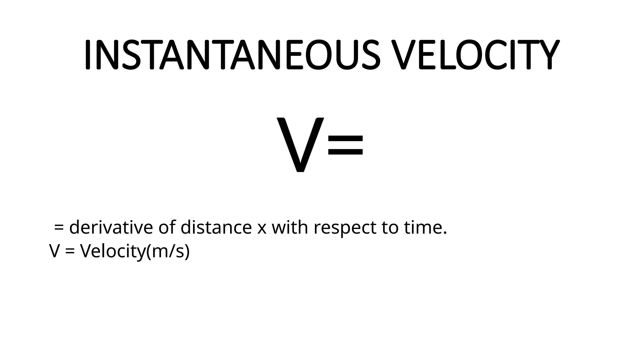 FORMULAS.pptx.FORMULAS FOR VELOCITY, DISTANCE, ETC. | PPTX