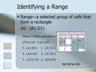 Formulas and functions | PPT