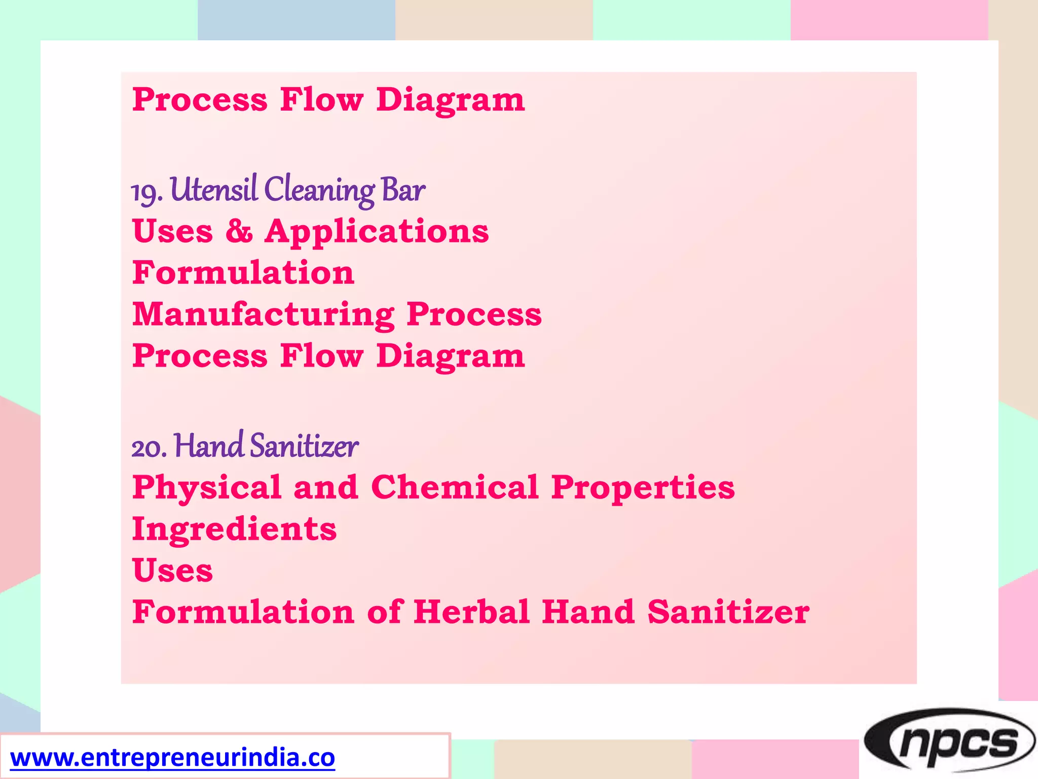 Formulas and Production Process of Surfactants, Disinfectants, Cleaners ...