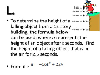 Formulas bingo[1] | PPT