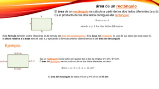 Formulas de areas | PDF