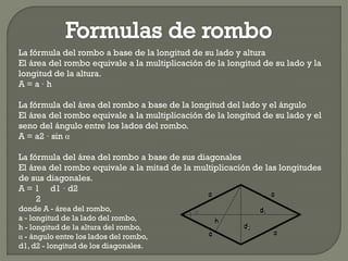 Formulas de areas | PDF