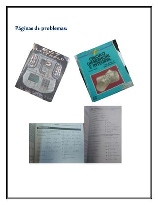 Formulas de integracion con problemas | DOCX