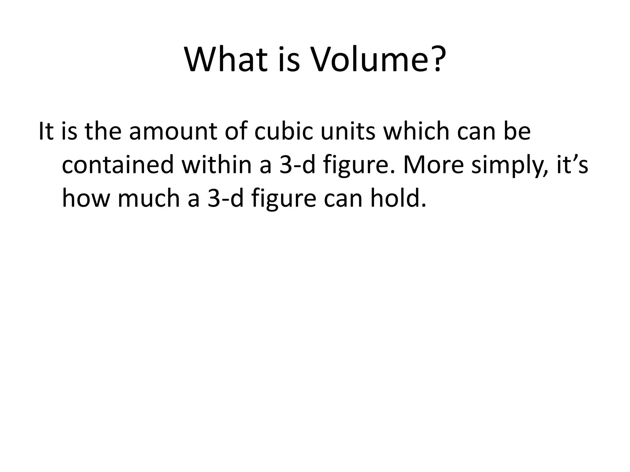 Formulas for calculating surface area and volume | PPTX