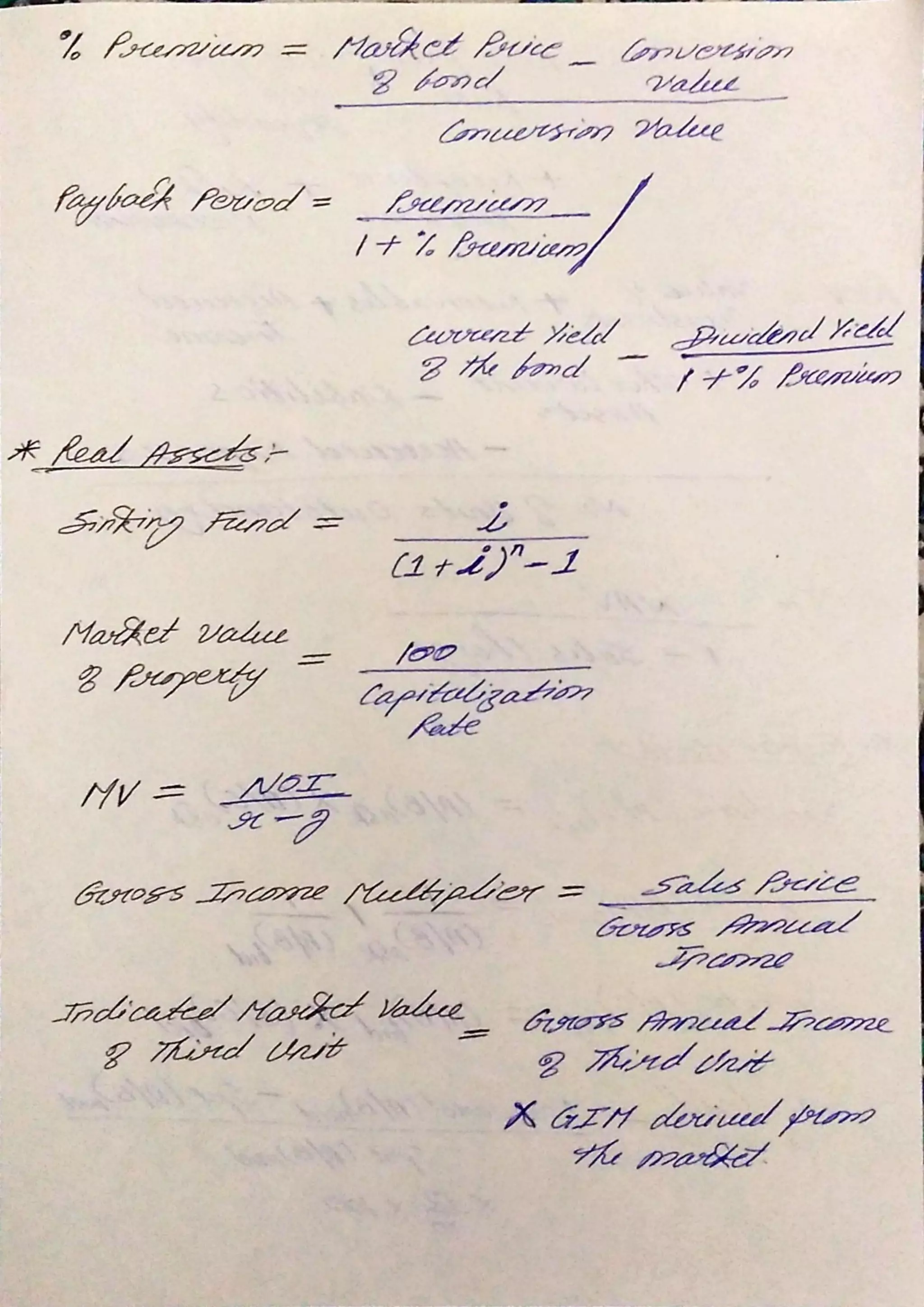 Formulas for financial markets | PDF | Business Accounting & Finance ...