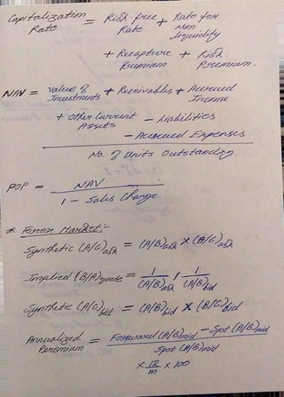 Formulas for financial markets | PDF | Business Accounting & Finance ...