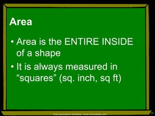 Formulas for Geometry.ppt