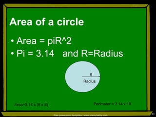 Formulas for Geometry.ppt