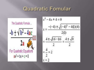 Formulas for maths | PPT