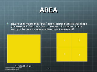 Formulas geometry | PPT