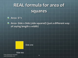 Formulas geometry | PPT