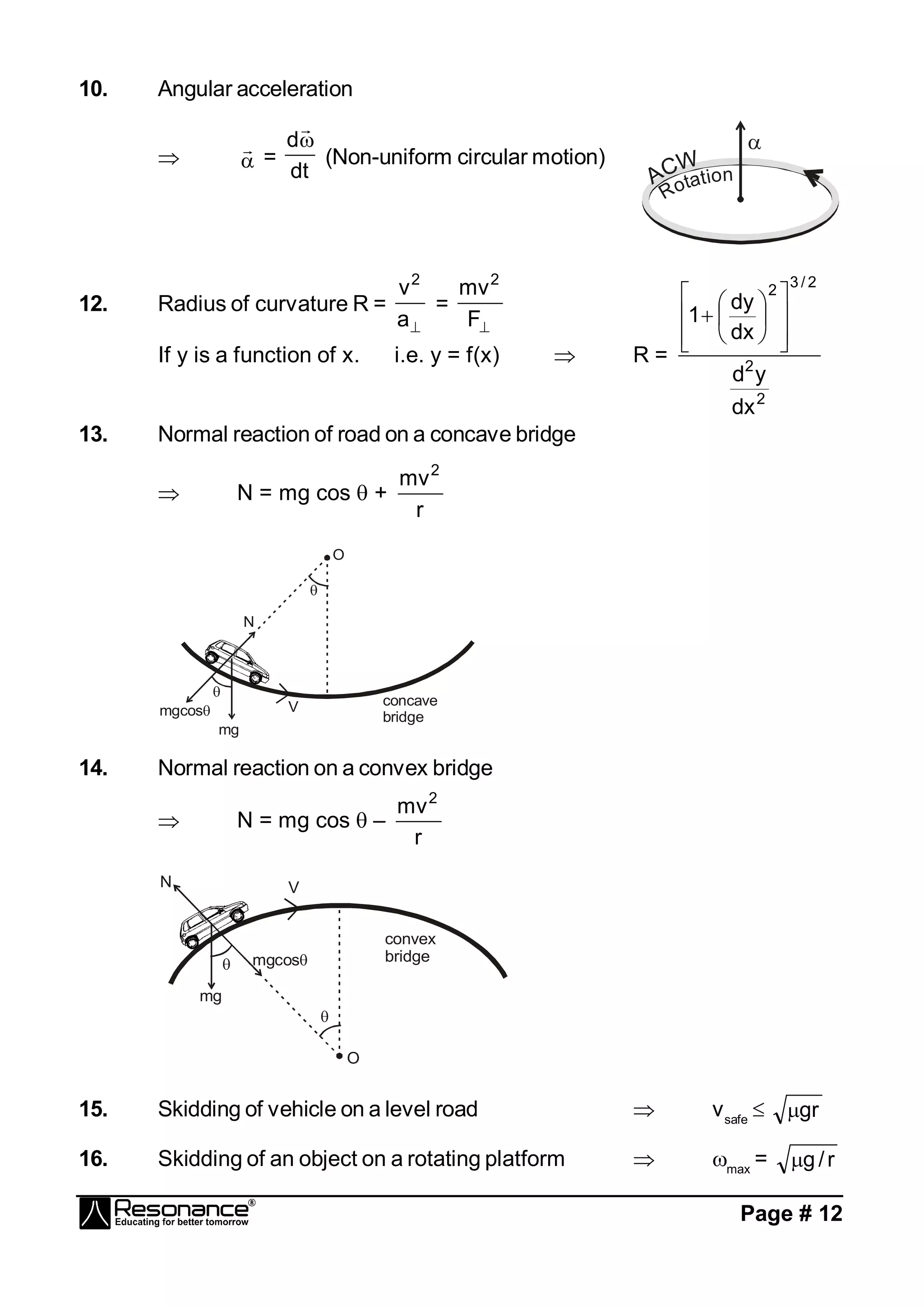 formula sheet.pdf | Physics | Science