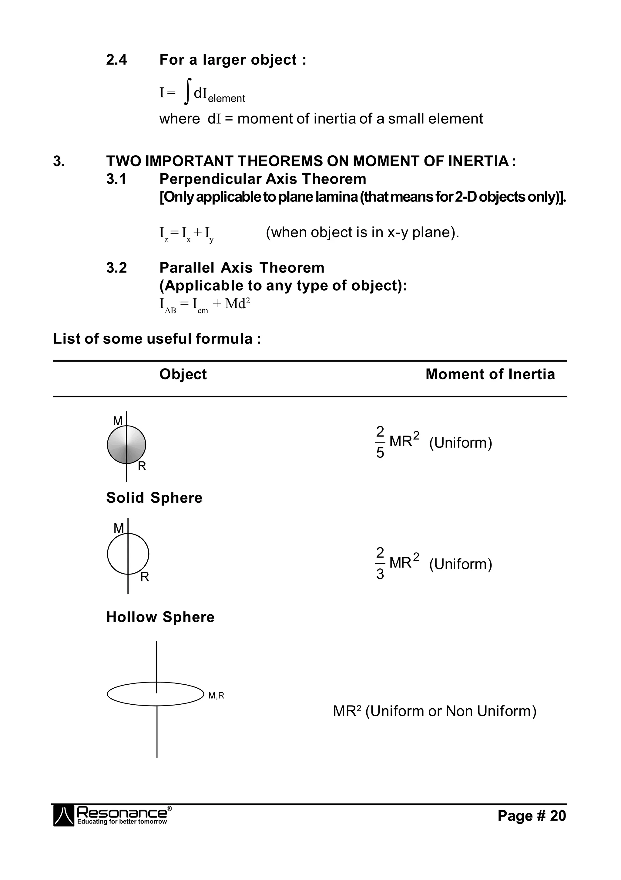 formula sheet.pdf | Physics | Science