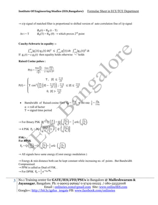 Formula sheet for ec&ee | PDF