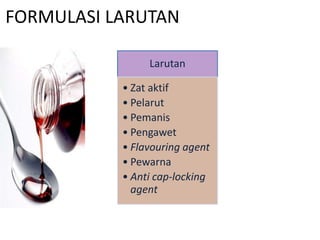 Formulasi untuk farmasi. Menunjang proses pembuatan obat | PPT