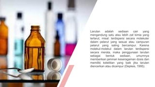 Rancangan Formula Sediaan Elixir Bromhexine HCl | PPTX