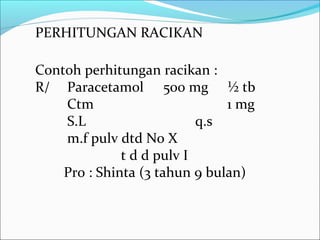 Formulasi dasar farmasi[1] | PPT