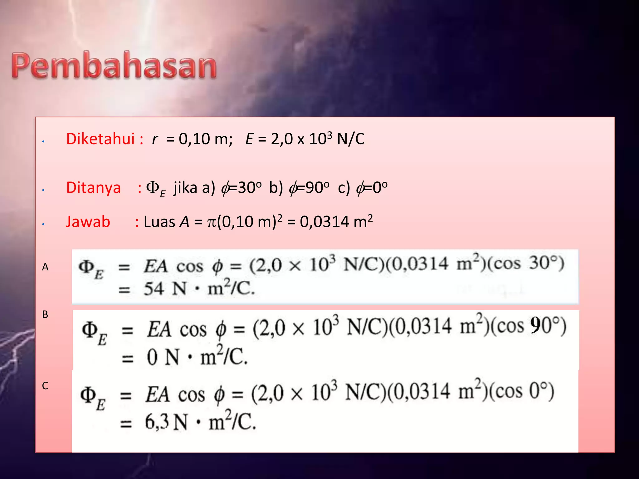 Fisika Formulasi hukum gauss | PPT