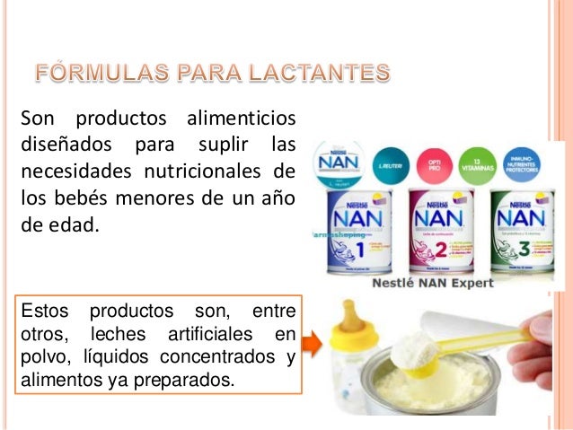 Formulas infantiles