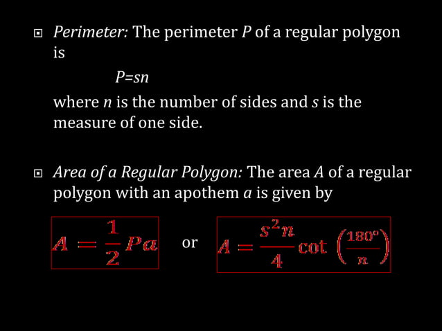 Formulas in Polygons | PPT
