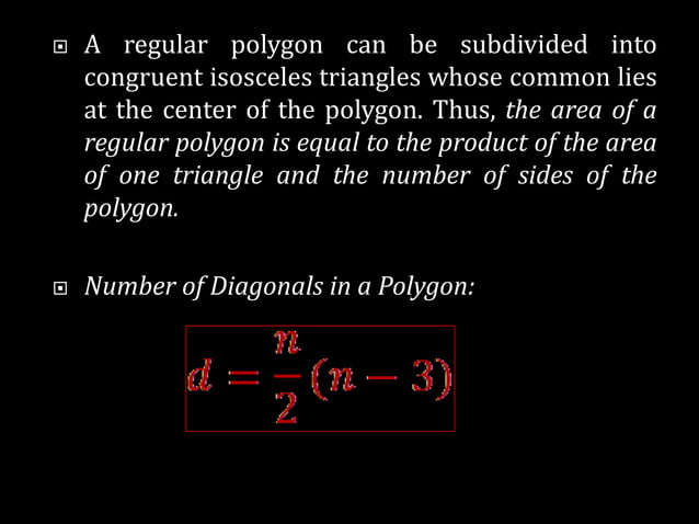 Formulas in Polygons | PPTX