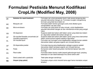Formulasi pestisida comp | PDF