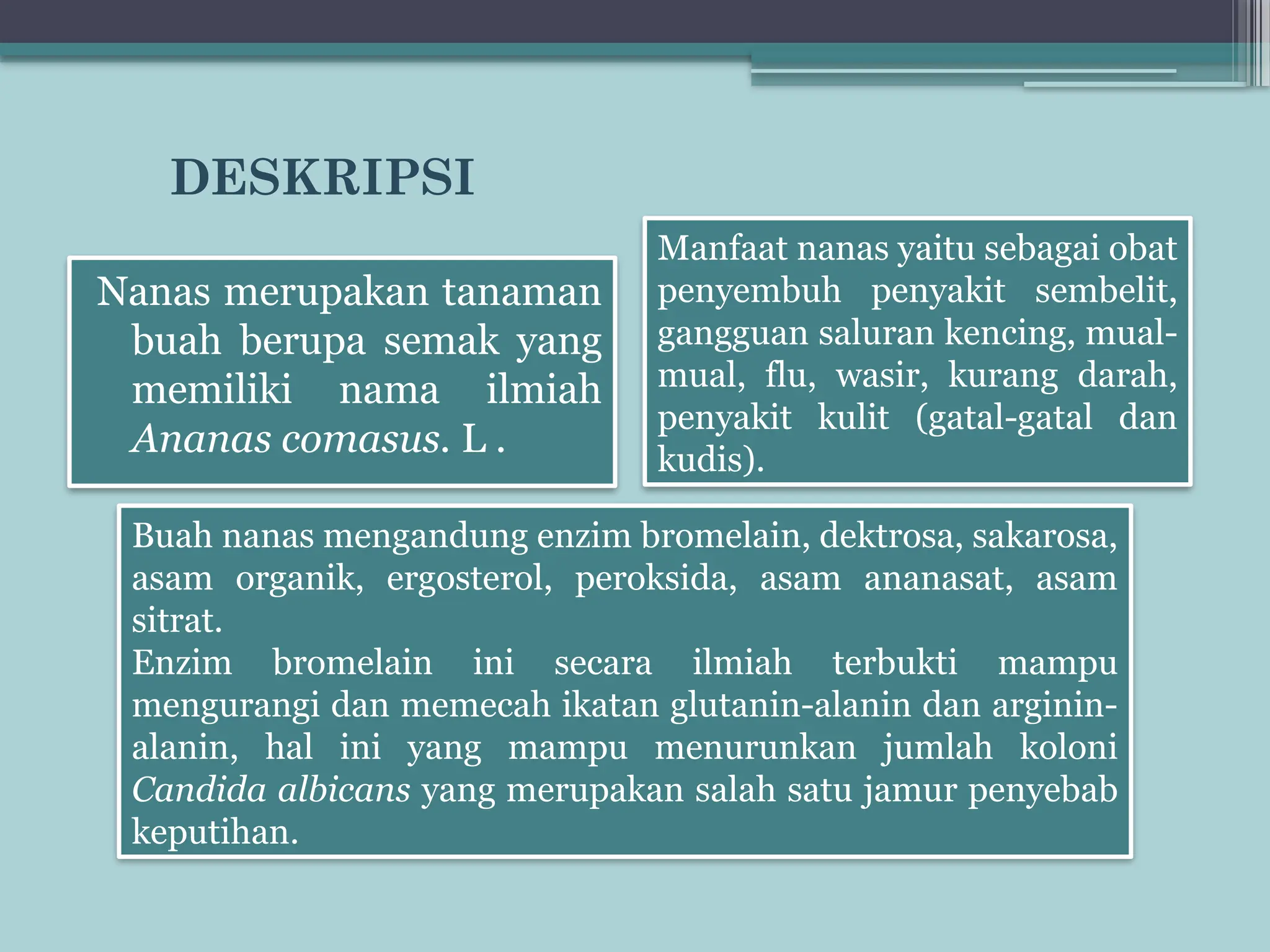 FORMULASI SABUN CAIR DARI EKSTRAK BATANG NANAS (.pptx