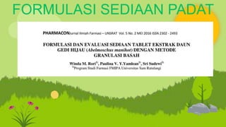 FORMULASI SEDIAAN PADAT DAN BAHAN ALAM.pptx