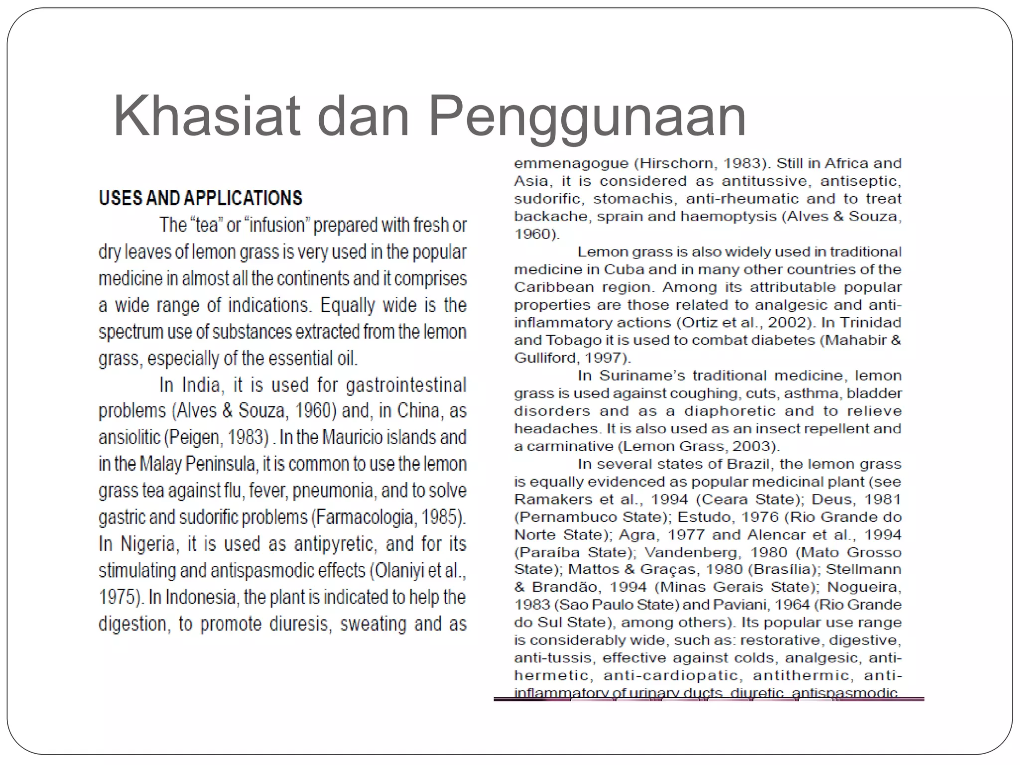 Formulasi sediaan tablet ekstrak serai wangi (cymbopogon | PPTX