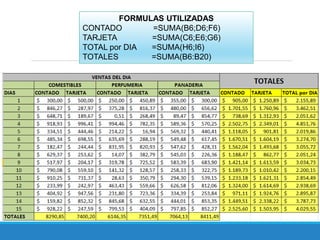Formulas operaciones y ejercicios | PPT